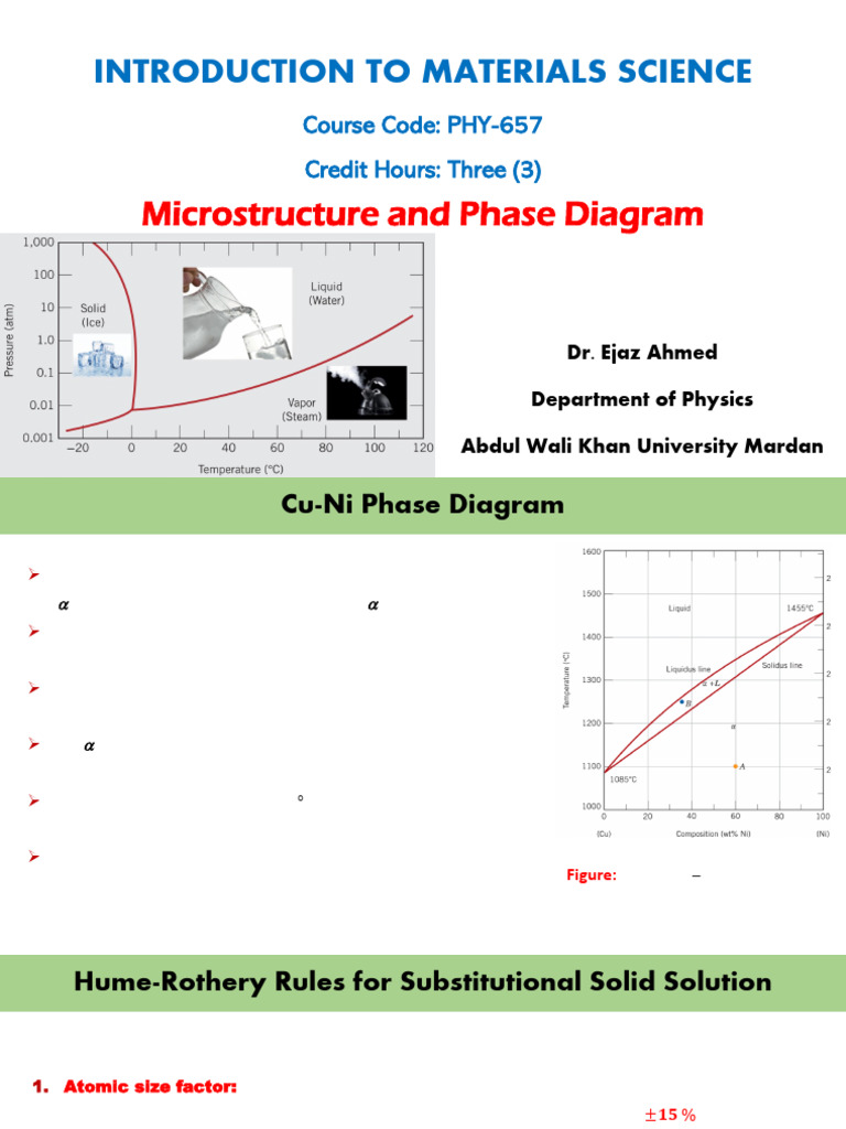 4-3 Binary Phase Diagram and Lever Rule | PDF | Phase (Matter) | Phase ...