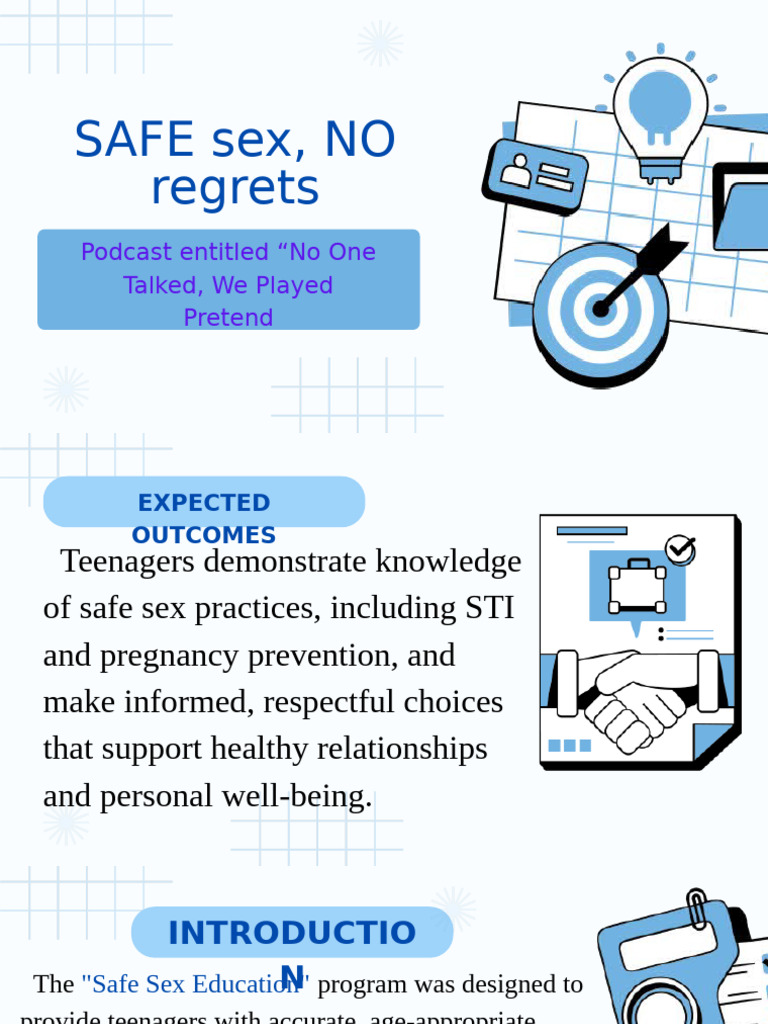 SAFE Sex, NO Regrets | PDF