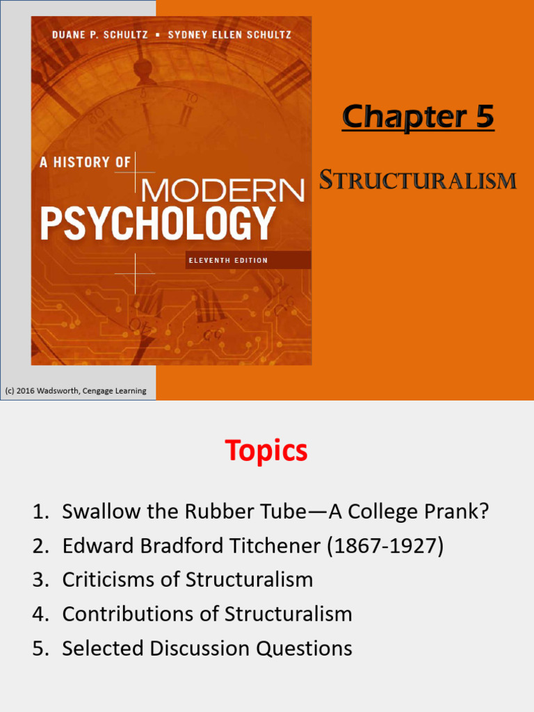Titchener's Structuralism in Psychology | PDF | Psychology ...