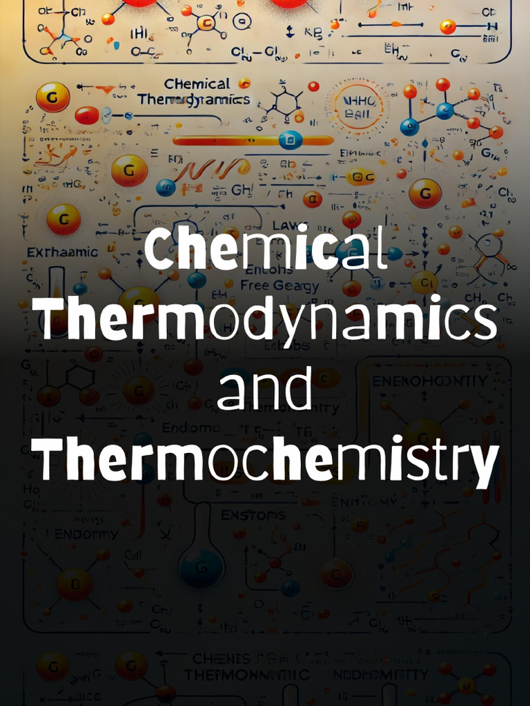 Chemical Thermodynamics | PDF