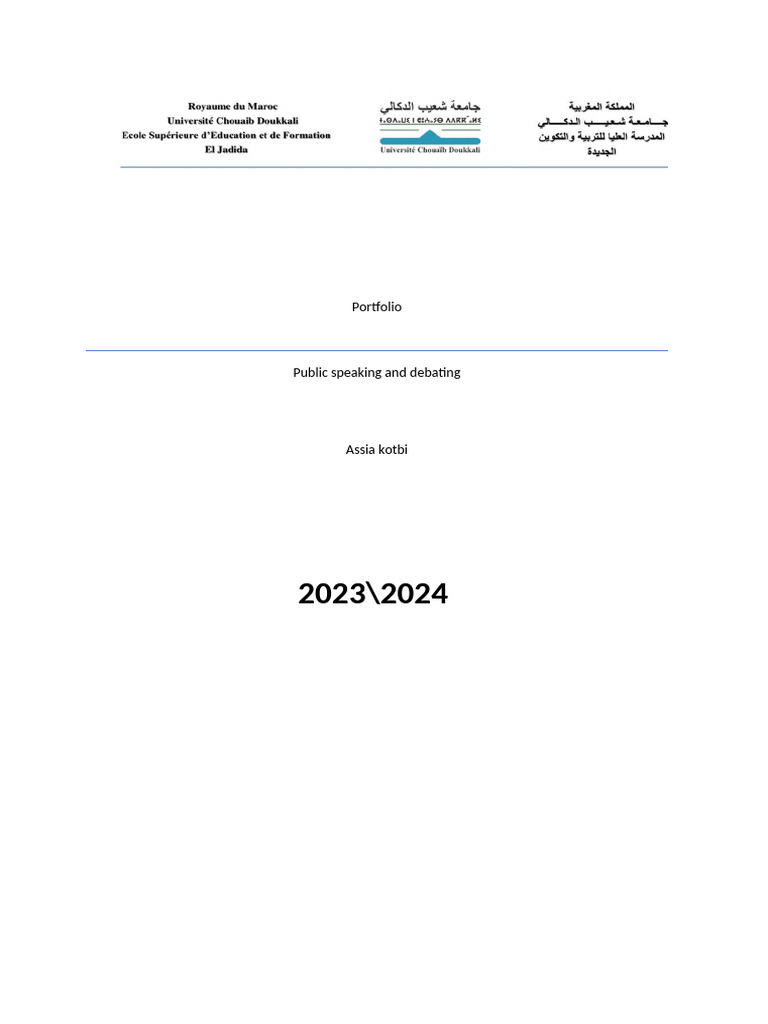 Public Speaking Final Product | PDF | Hijab | Polygamy