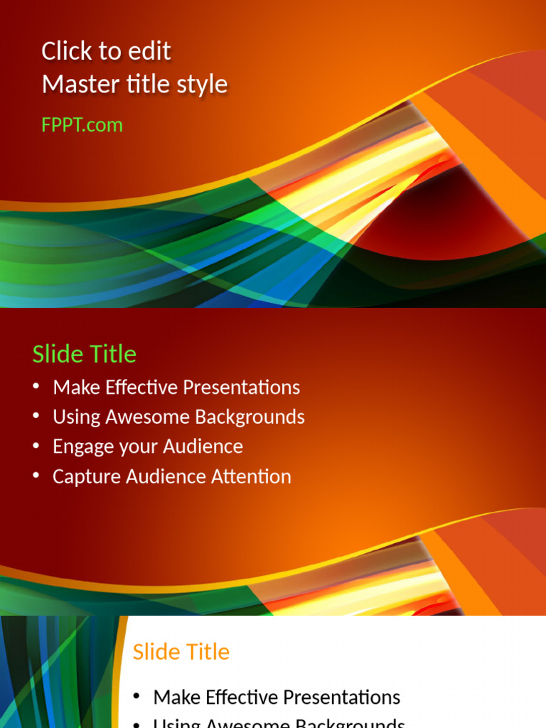 Color Template 16x9 | PDF