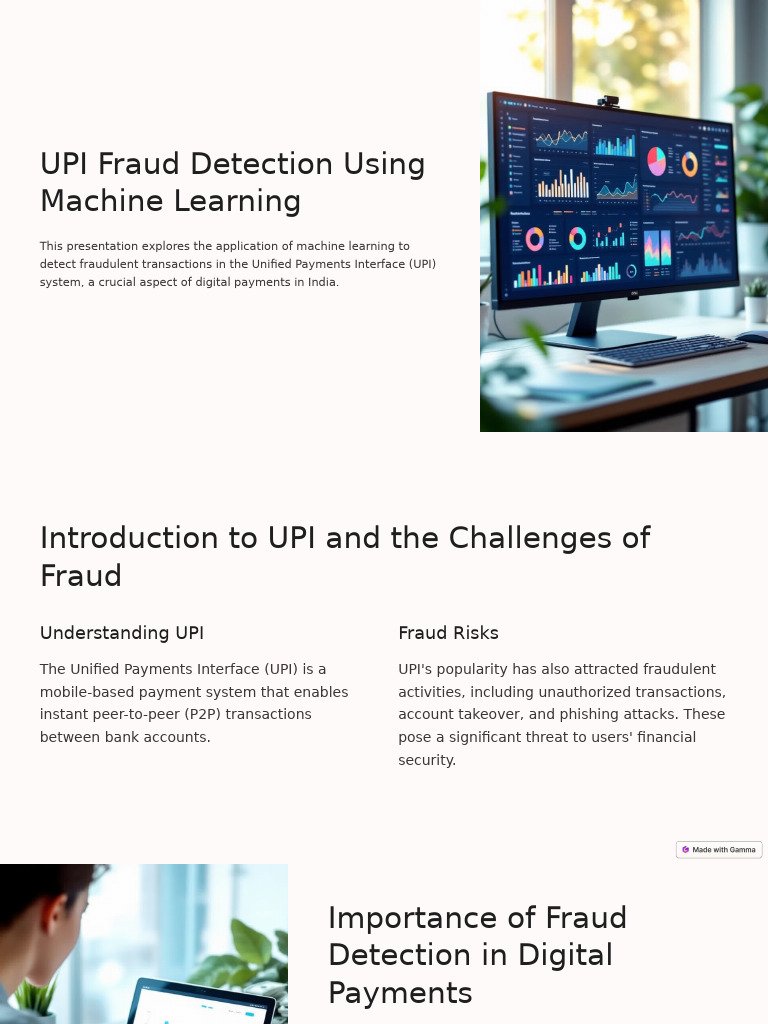 UPI Fraud Detection Using Machine Learning | PDF | Machine Learning | Computer Security