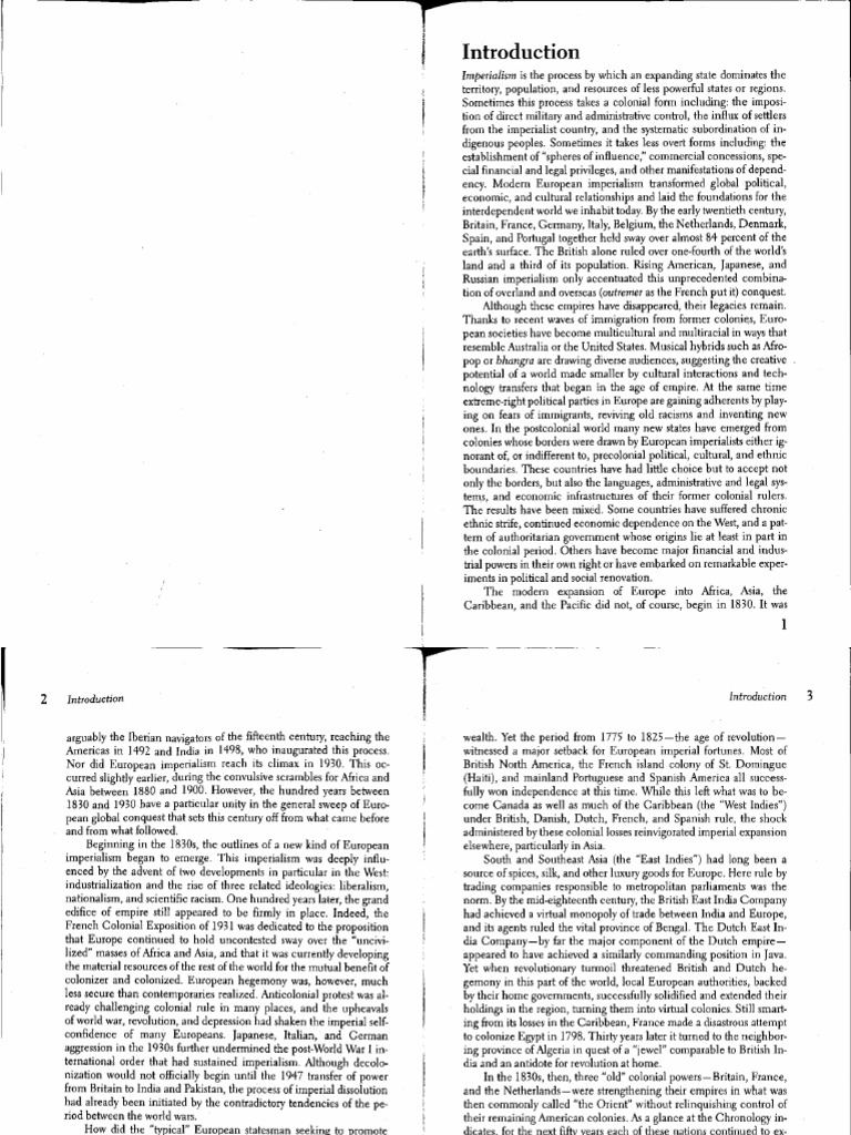 European Imperialism (1-10) | PDF