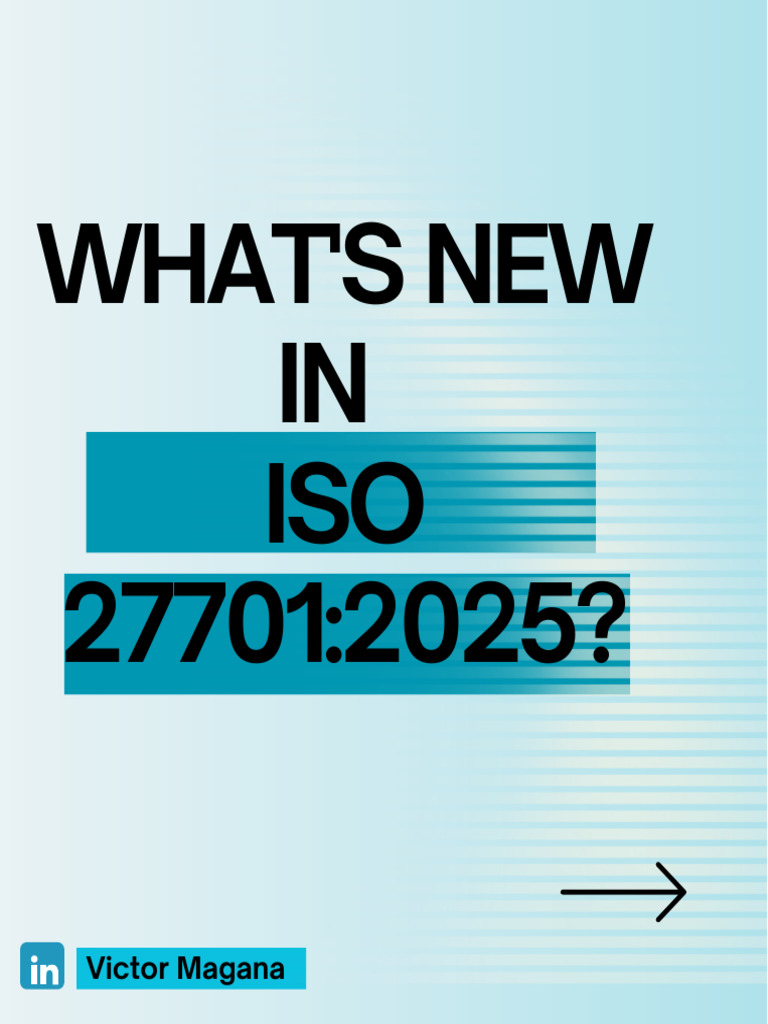 What's New in ISO 27701 - 2025 | PDF