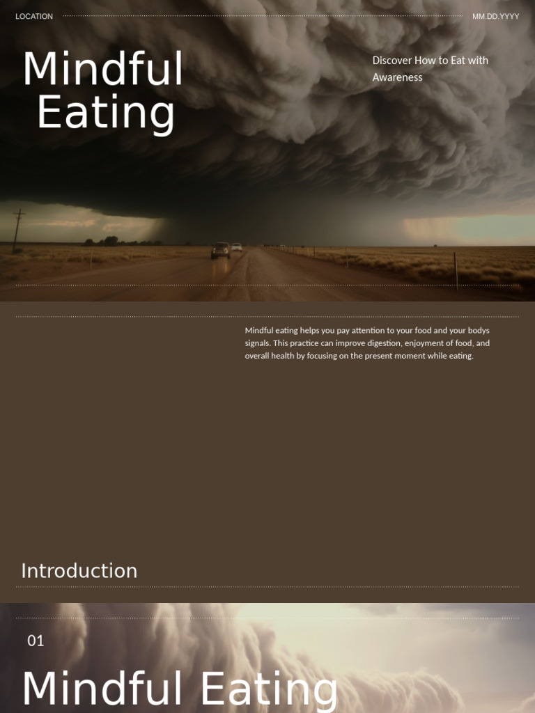 Mindful Eating Class 6 | PDF