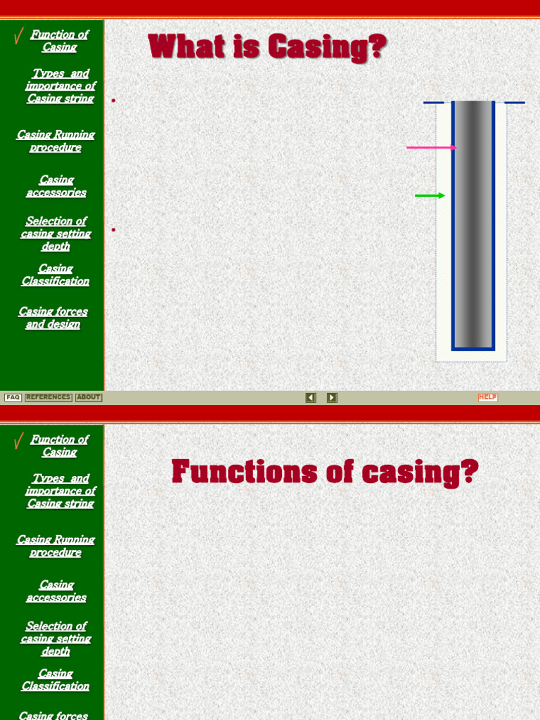 Casing-Design 1 | PDF | Casing (Borehole) | Oil Well