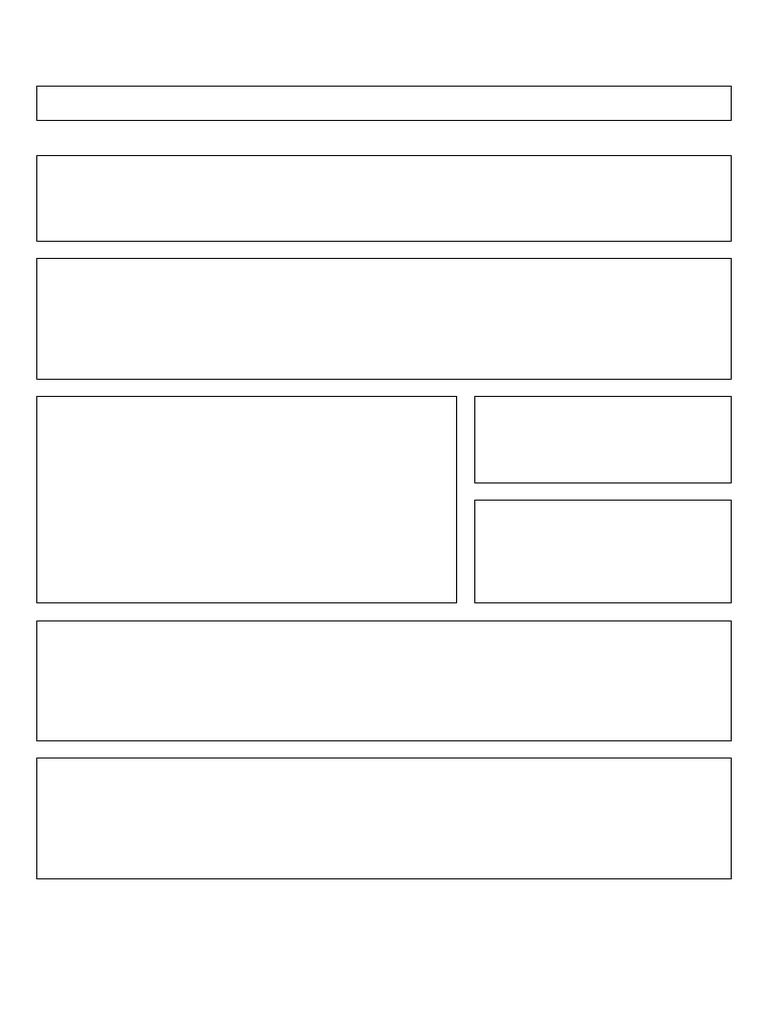 Revision Sheet Template A4 | PDF