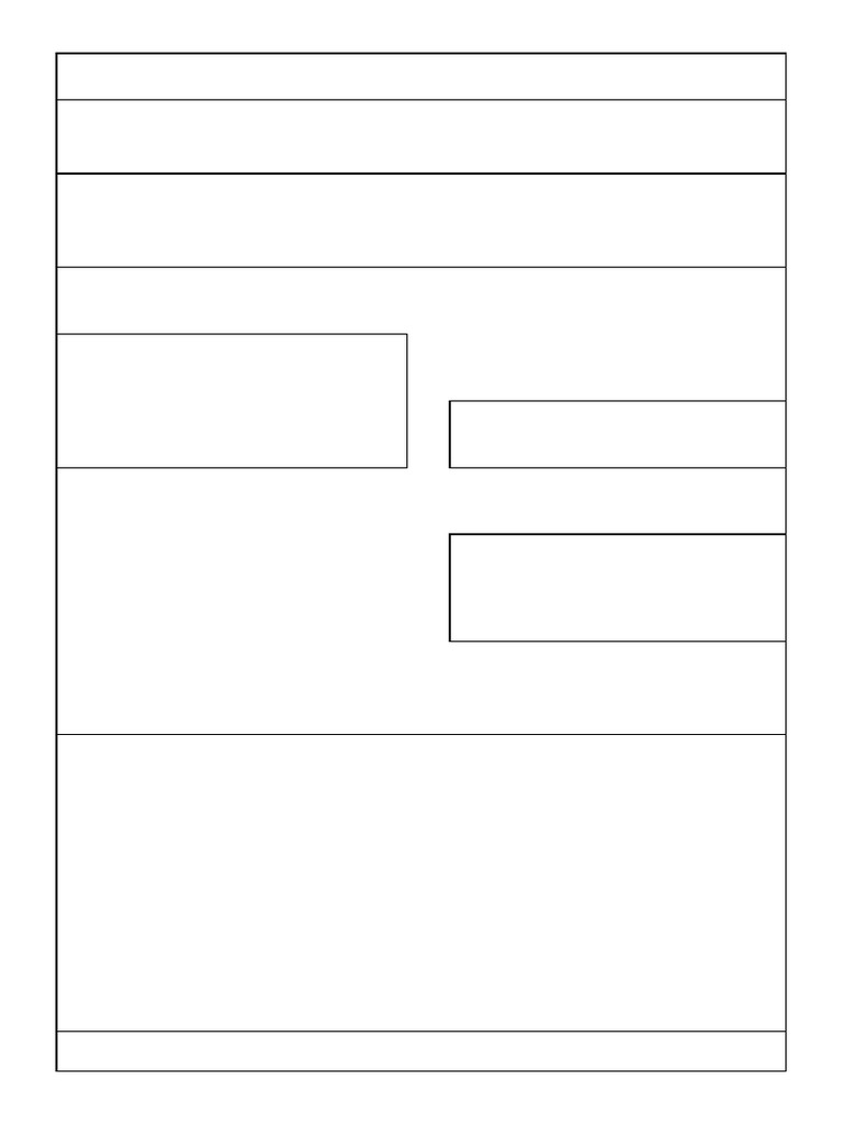 Revision Sheet Template | PDF