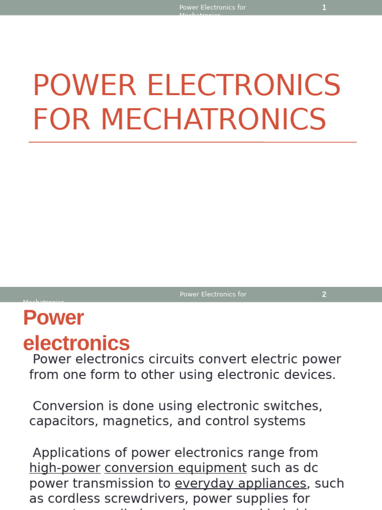 Power Electronics Chapter 1 | PDF | Power Electronics | Diode