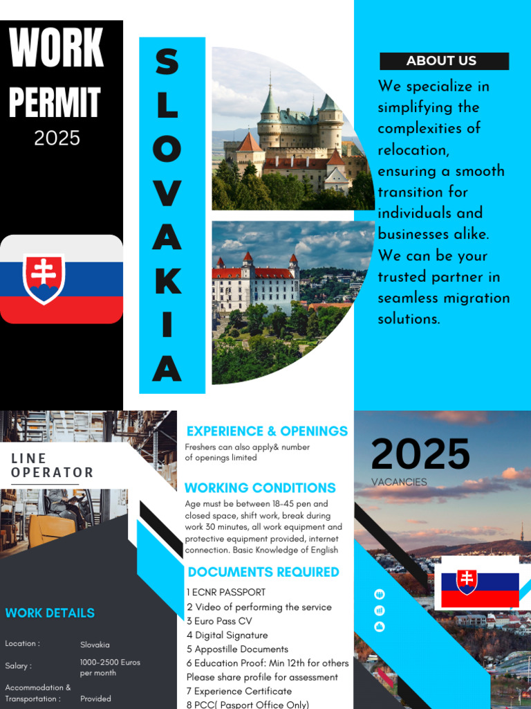 Slovakia WORK PERMIT BROUCHER PDF | PDF | Government And Personhood