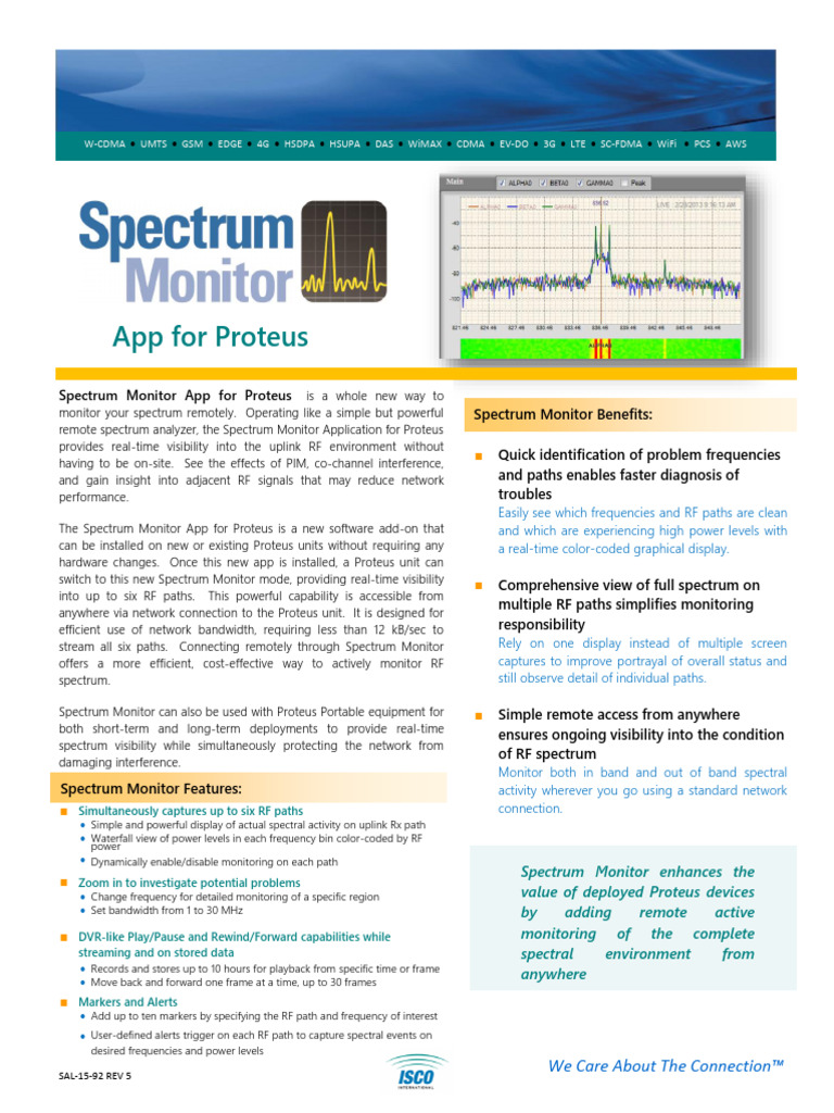 Spectrum Monitor Product Sheet SAL 15 92 Rev5 Schaumburg 2014-1-10 ...