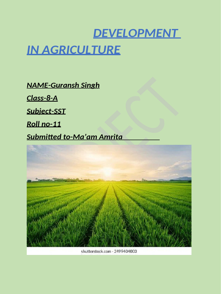 Traditional vs. Modern Farming Insights | PDF | Agriculture | Intensive ...