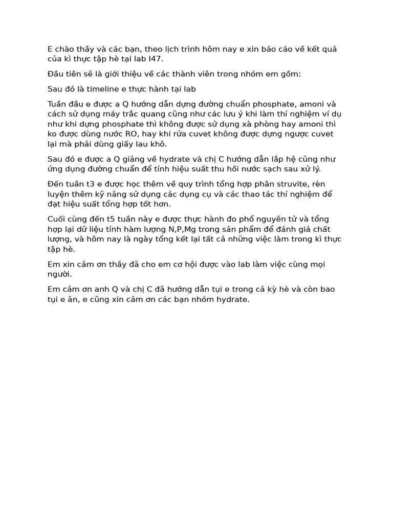 Script BC KH | PDF