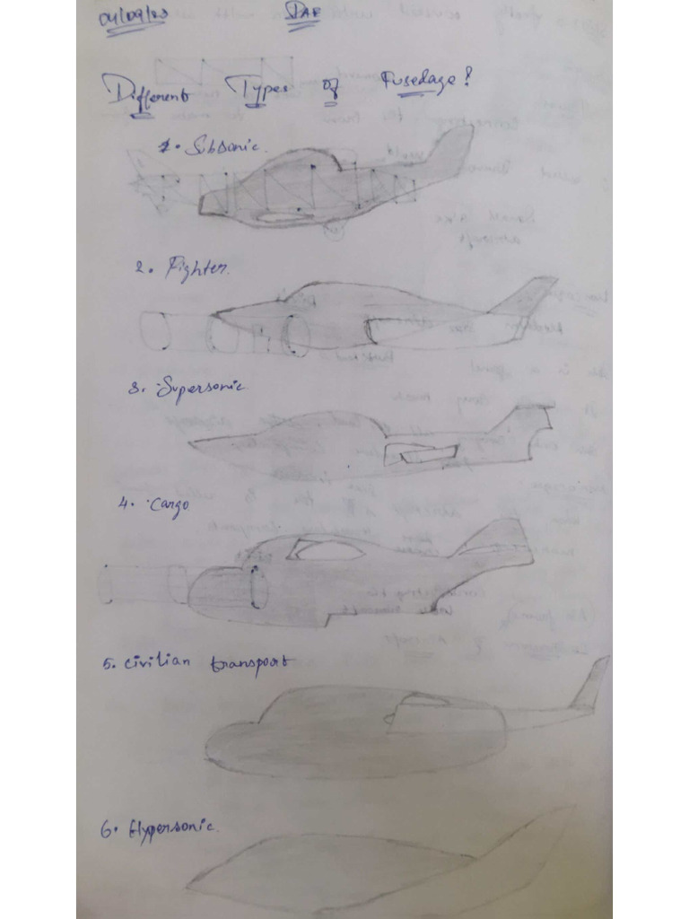 Aircraft Fuselage Types | PDF