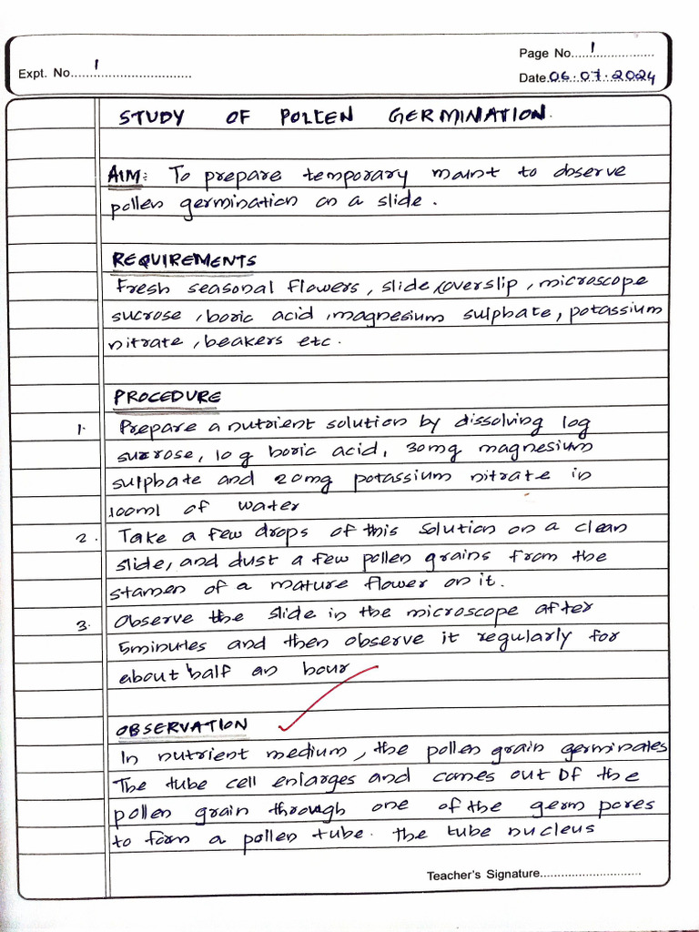 Biology Record | PDF