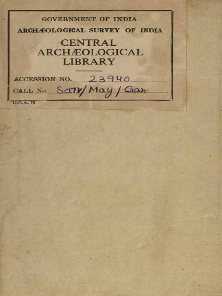 Mayamata of Mayamuni - Ed T Ganapati Sastri (1919) 1 | PDF