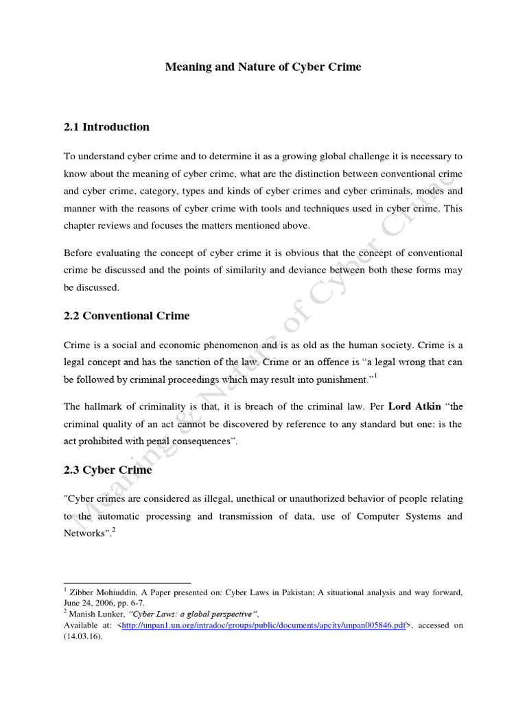Understanding Cyber Crime Dynamics | PDF | Cybercrime | Crimes