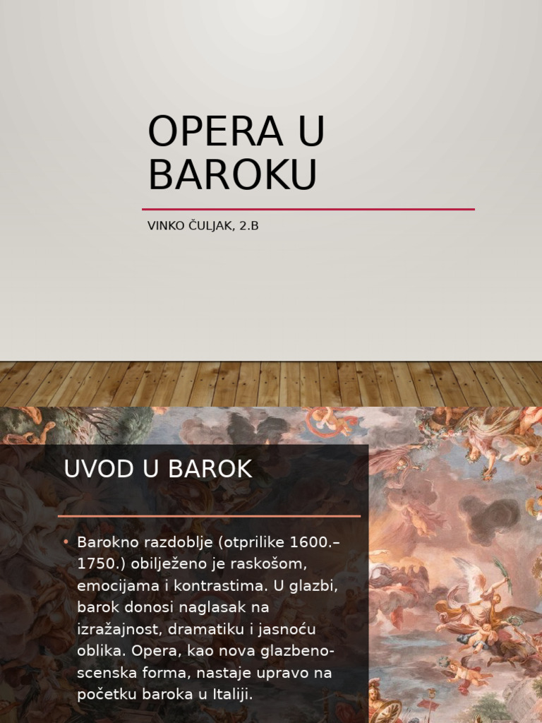 Opera U Baroku | PDF