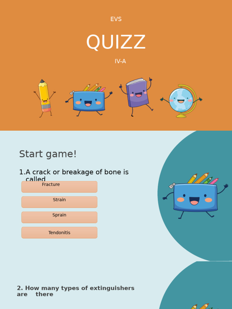 EVS 4th STD Quizz | PDF