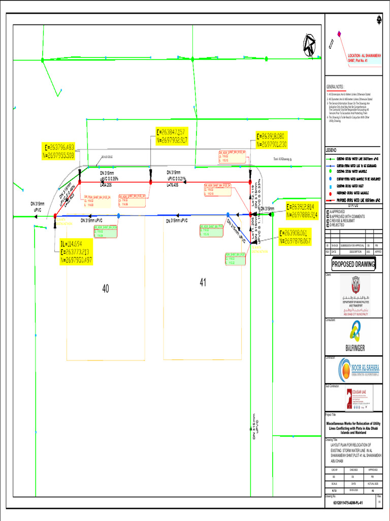Relocation of Storm Water Lines in Al Shawamekh | PDF | Concrete ...
