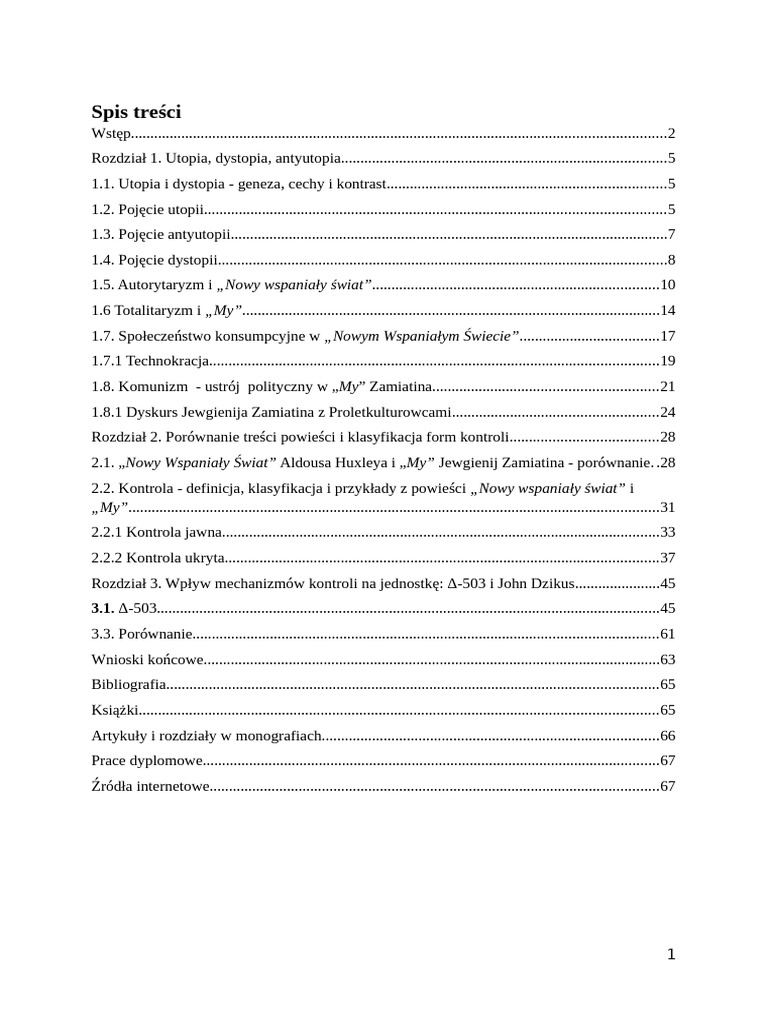 K. Klecha Końcowa Wersja Dystopiav5 | PDF