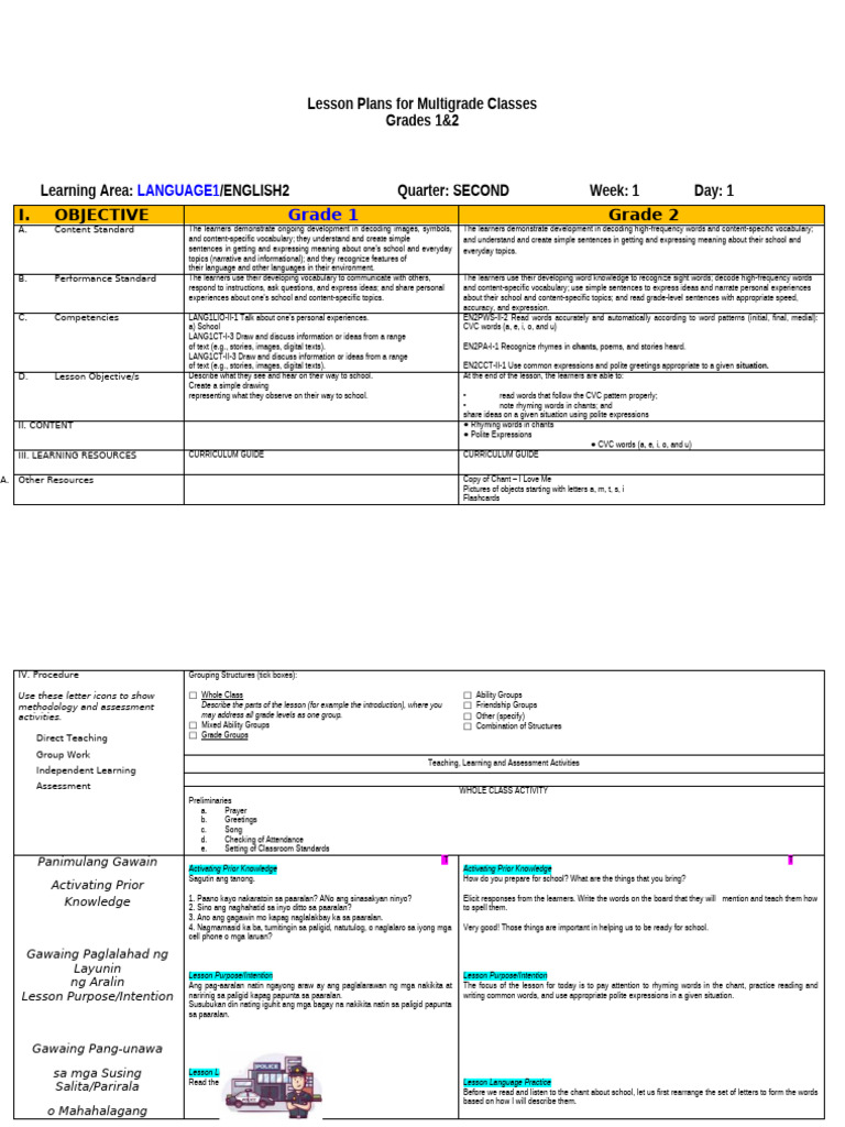 WebQuest Activities for Grades 1-2 | PDF | Vocabulary | Word