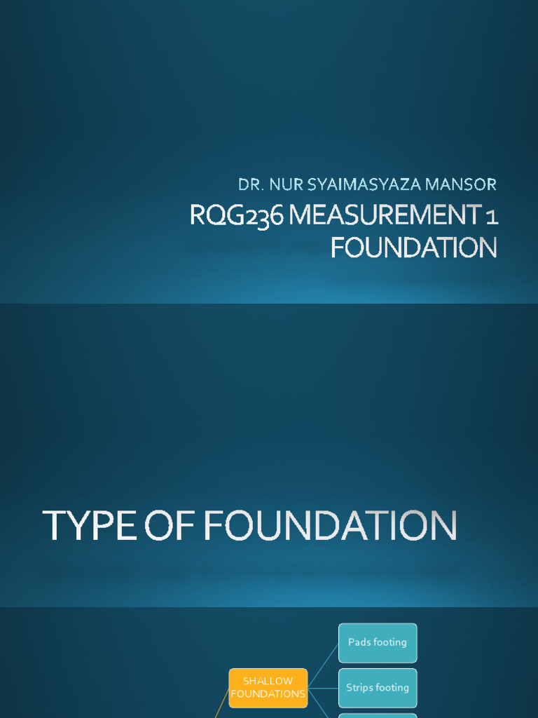 RQG236 Measurement 1 Pad Footing | PDF | Foundation (Engineering ...