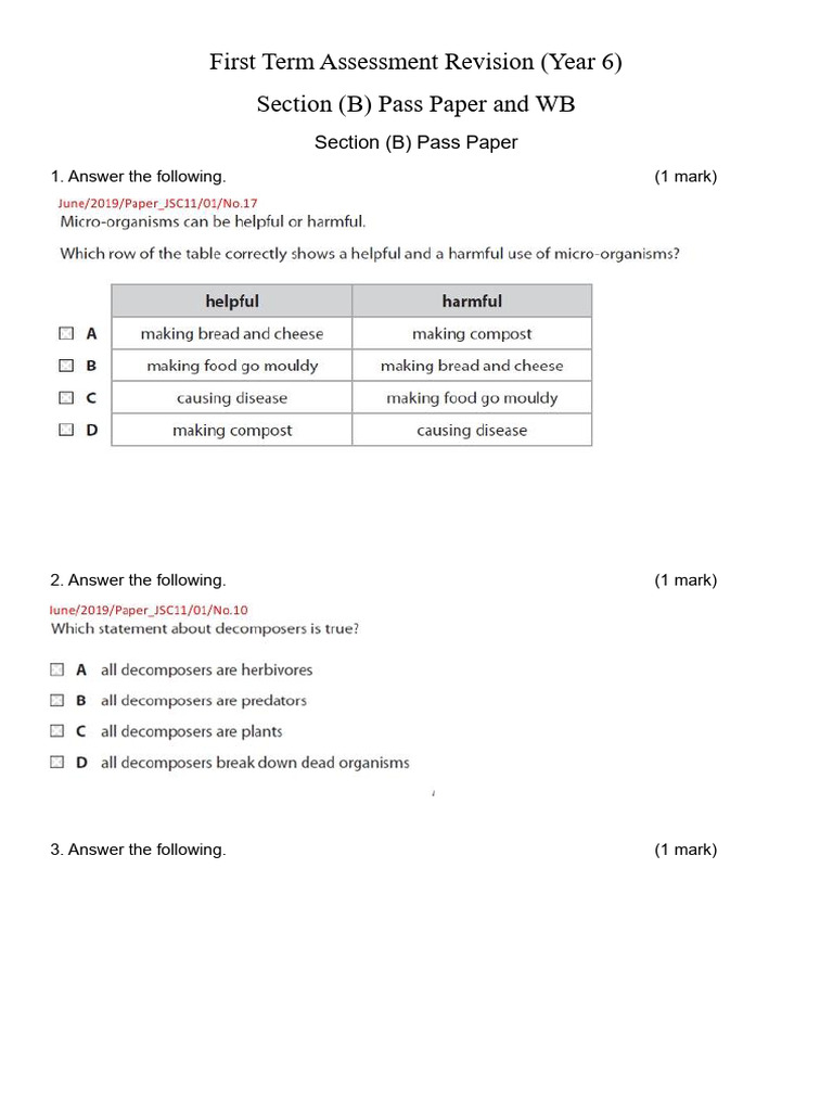PIPS Year 6-2 (Revision) | PDF | Chess | Chess Theory