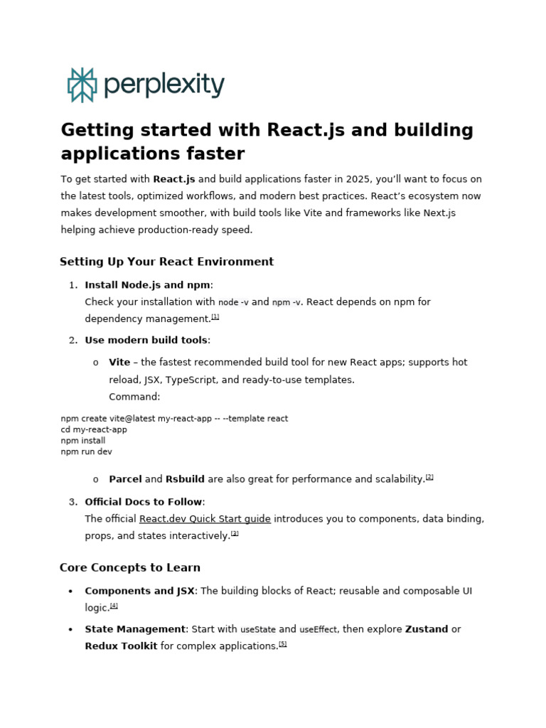 Getting Started With React.js and Building Applica | PDF | Systems Architecture | Computing