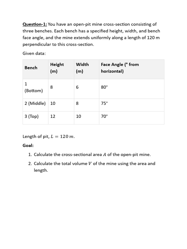 Open-Pit and Stope Volume Calculations | PDF
