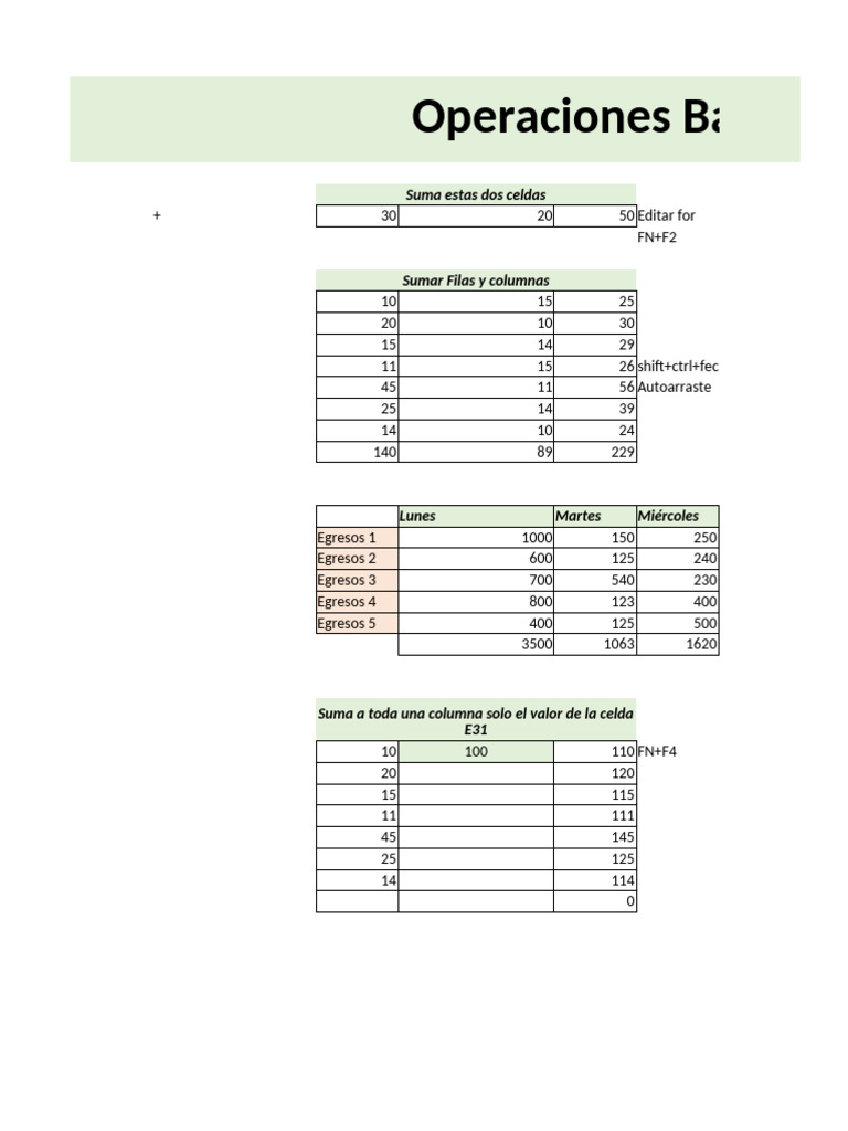Ejemplos para Operaciones Basicas en El Aula-1 | PDF | Teoría de los ...