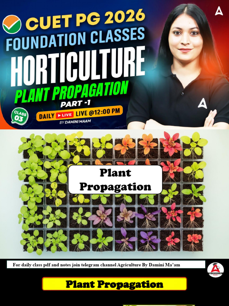 Plant Propagation Techniques Explained | PDF | Fertilisation | Reproduction