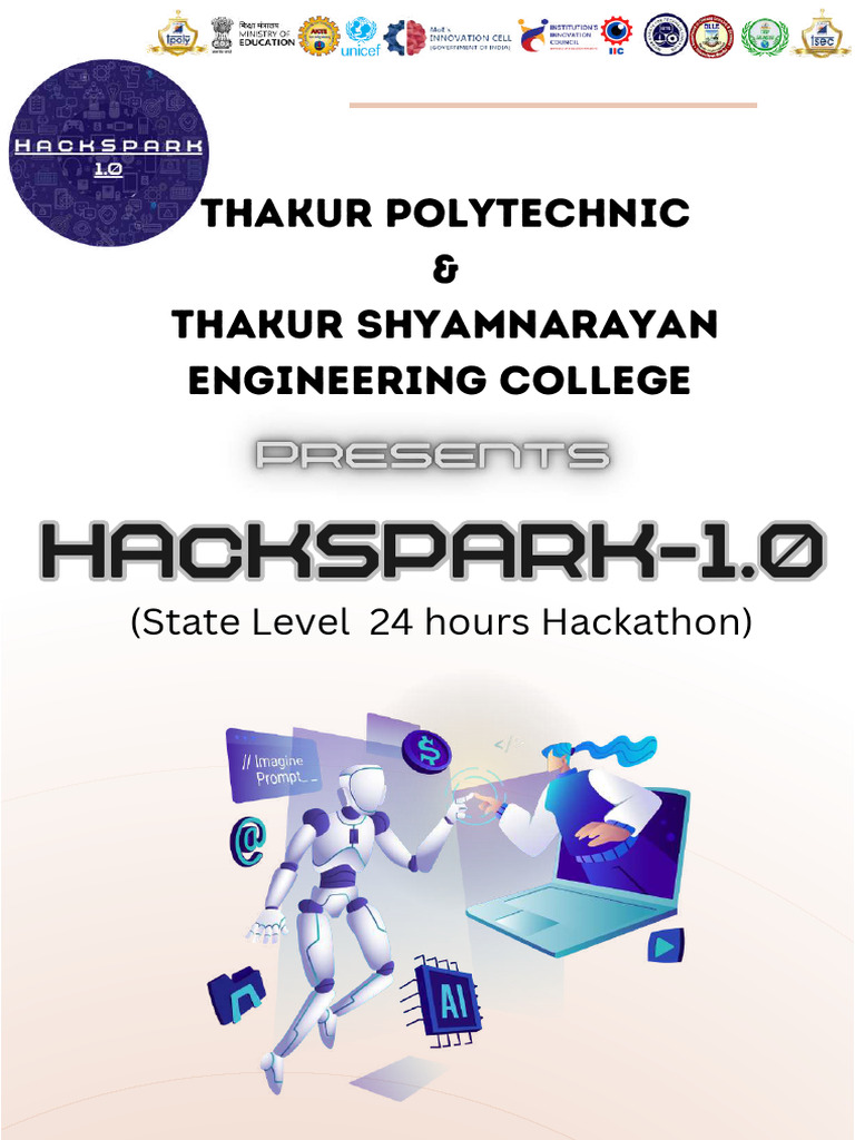 TSEC-HACKSPARK-1-0 Brochure | PDF | Cognition | Intelligence