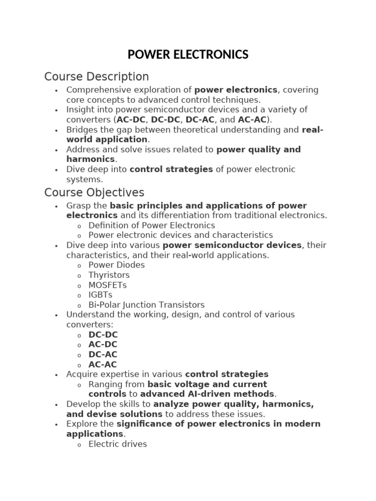 Power Electronics 1 | PDF | Bipolar Junction Transistor | Rectifier
