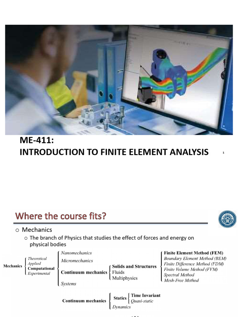Introduction to Finite Element Analysis | PDF | Finite Element Method ...