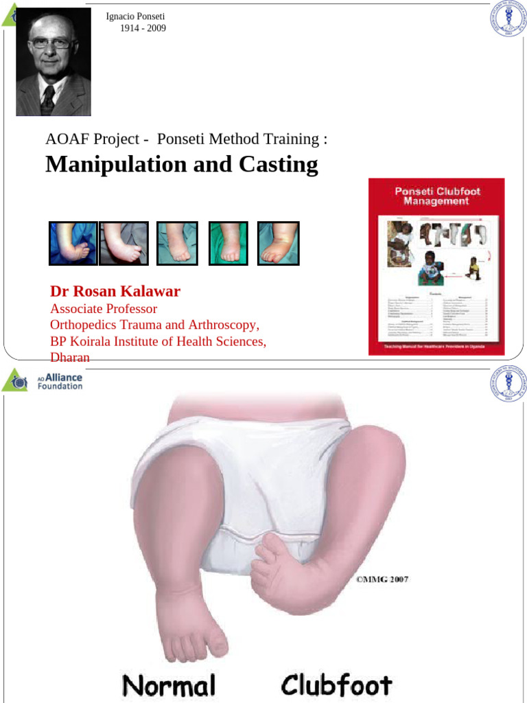 4 Manipulation and Casting RPSK | PDF | Anatomical Terms Of Motion | Foot