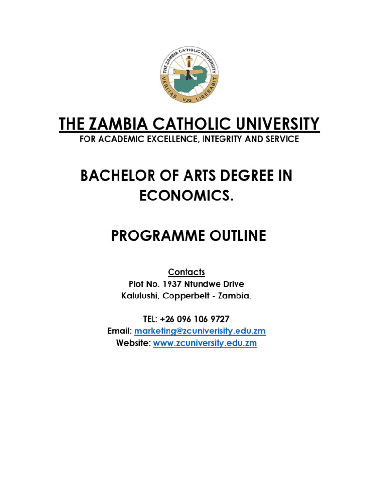 Economics Program Outline | PDF | Economics | Business