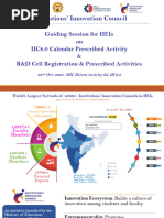 IIC 8.0 Calendar 2025-26 Activities | PDF | Startup Company | Small ...