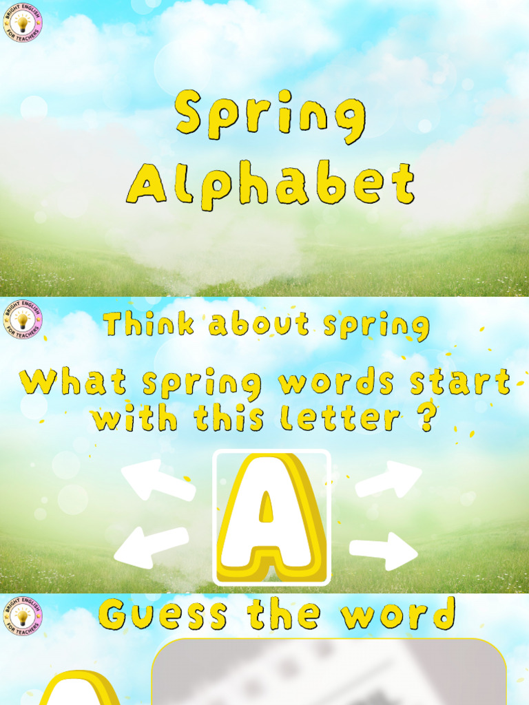 Spring Alphabet Fun Activity | PDF
