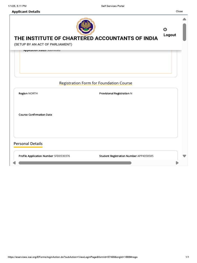 Self Services Portal | PDF
