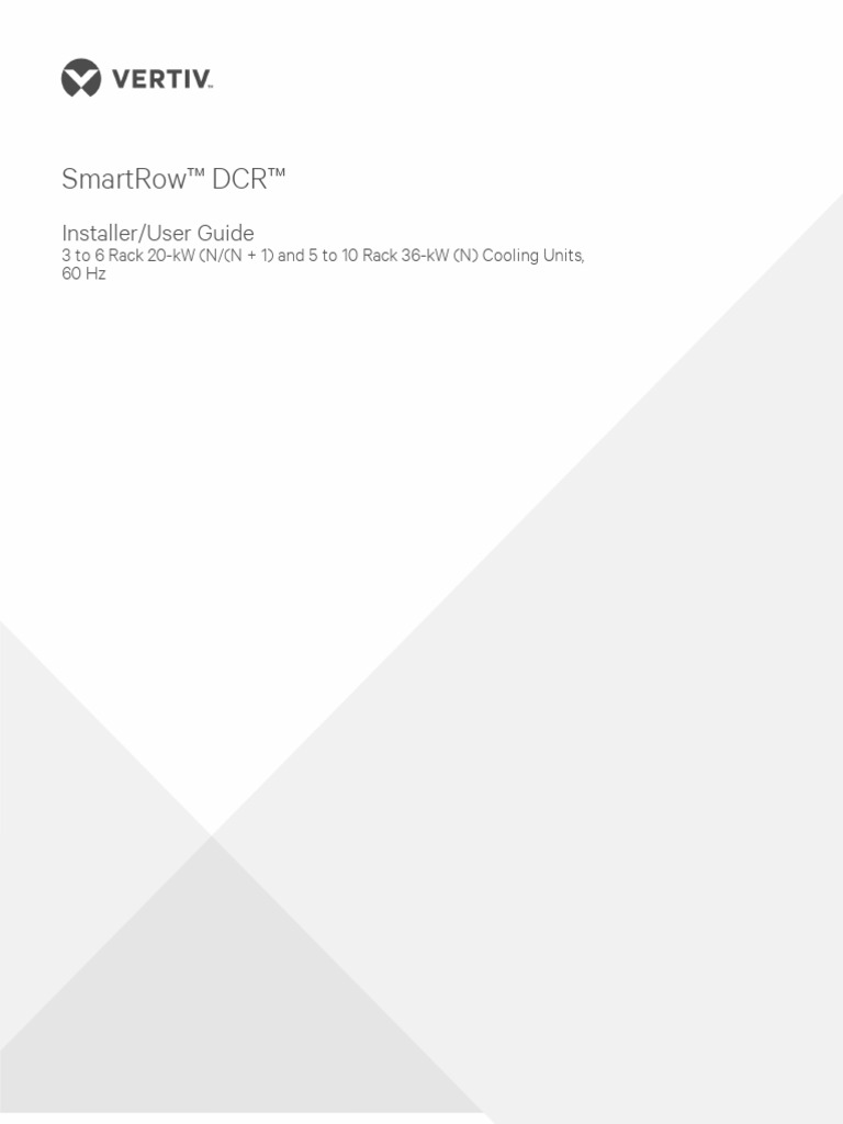 Smartrow Dcr Installation Manual SL 11465 00 | PDF | Coolant