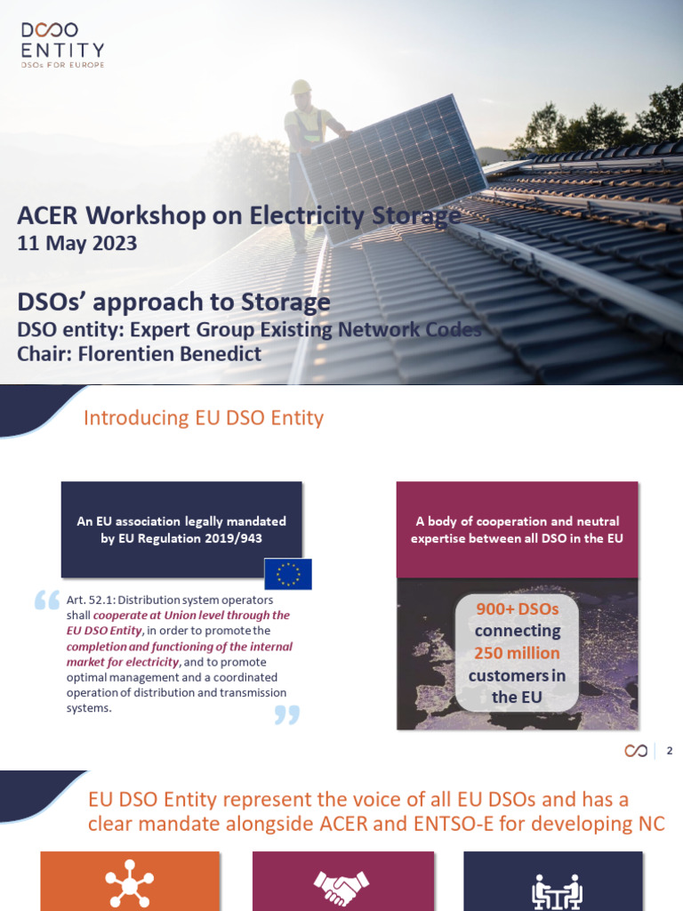 Presentation EUDSO Entity 11052023 | PDF | Power (Physics) | Electricity