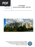 NUST MS Admission Guide 2025 | PDF