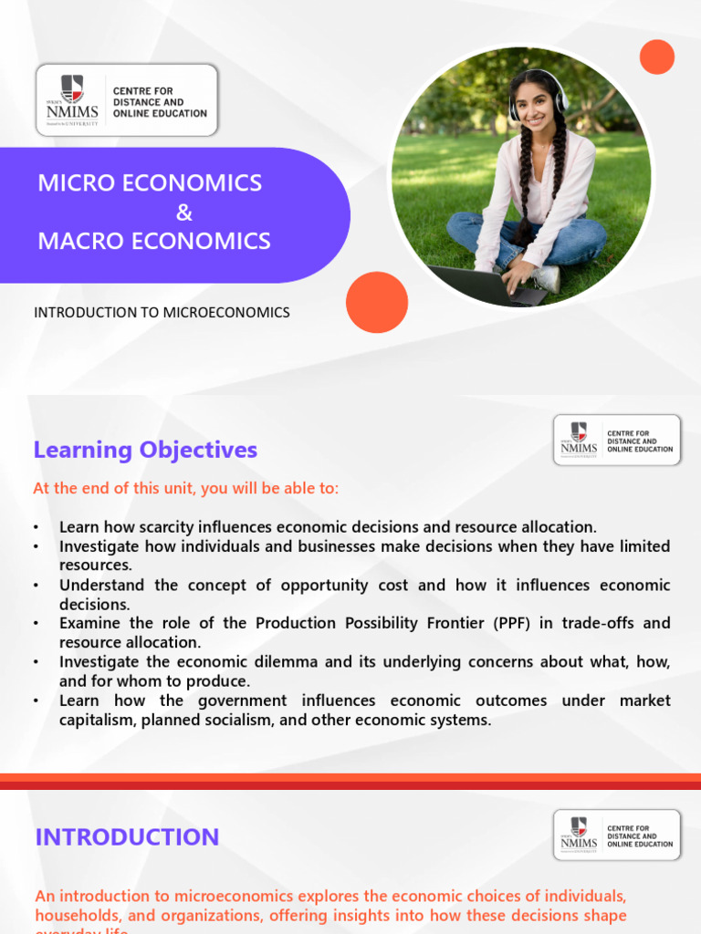 Course Presentation - Micro Economics and Macro Economics | PDF ...