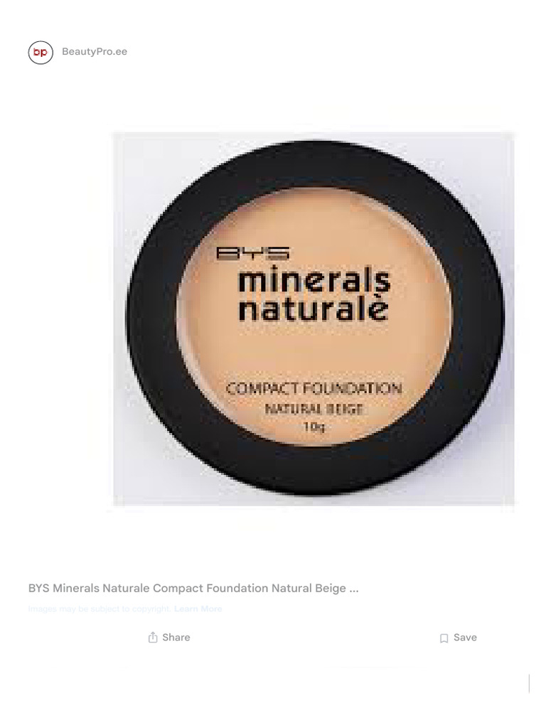 BYS Warm Beige Compact Foundation Review | PDF | Cream | Cosmetics