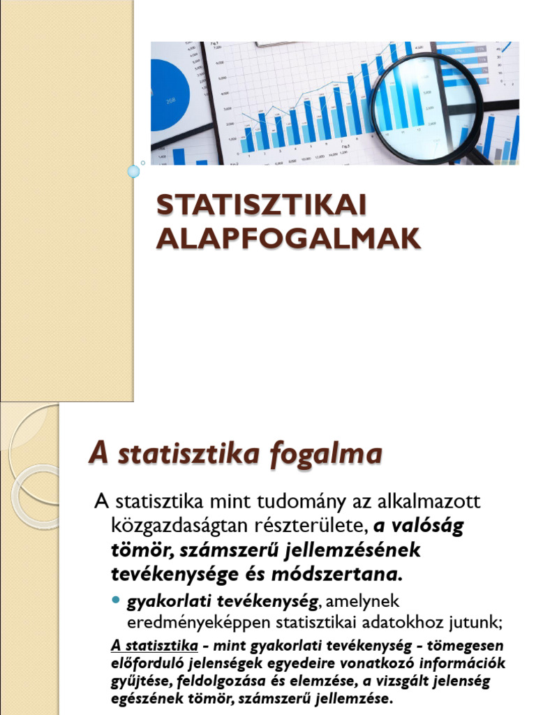 Statisztika Alapjai | PDF