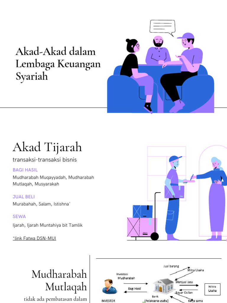 Akad Keuangan Syariah: Jenis dan Prinsip | PDF
