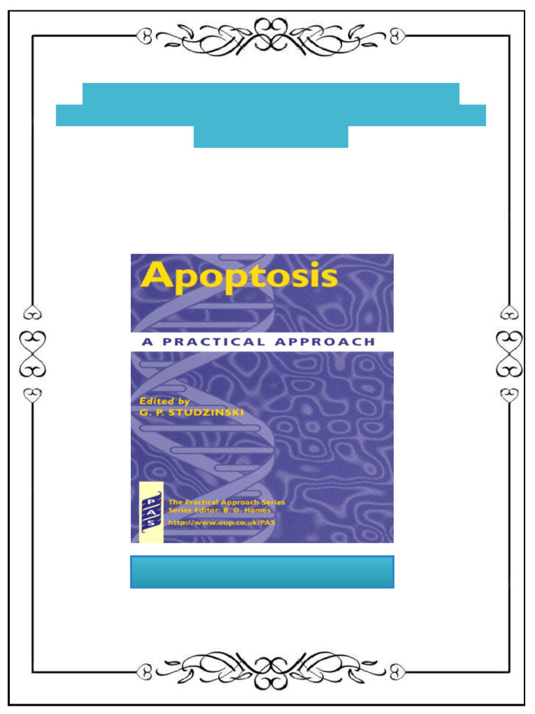 Apoptosis a practical approach 1st Edition by GP Studzinski, BD Hames ISBN 9780191566004 ...
