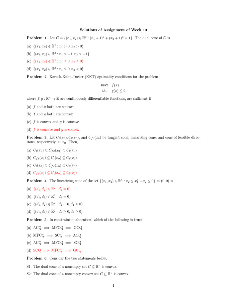 Solution Week10 2025 | PDF